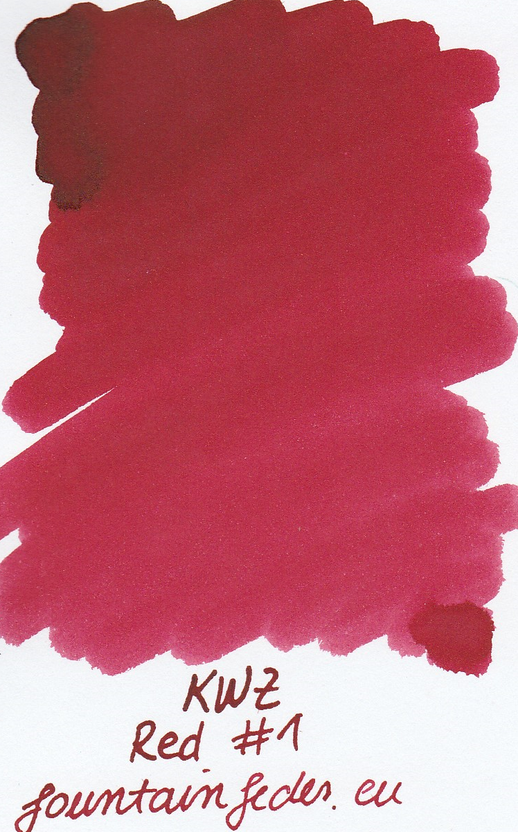 KWZ Red #1 Ink Sample 2ml